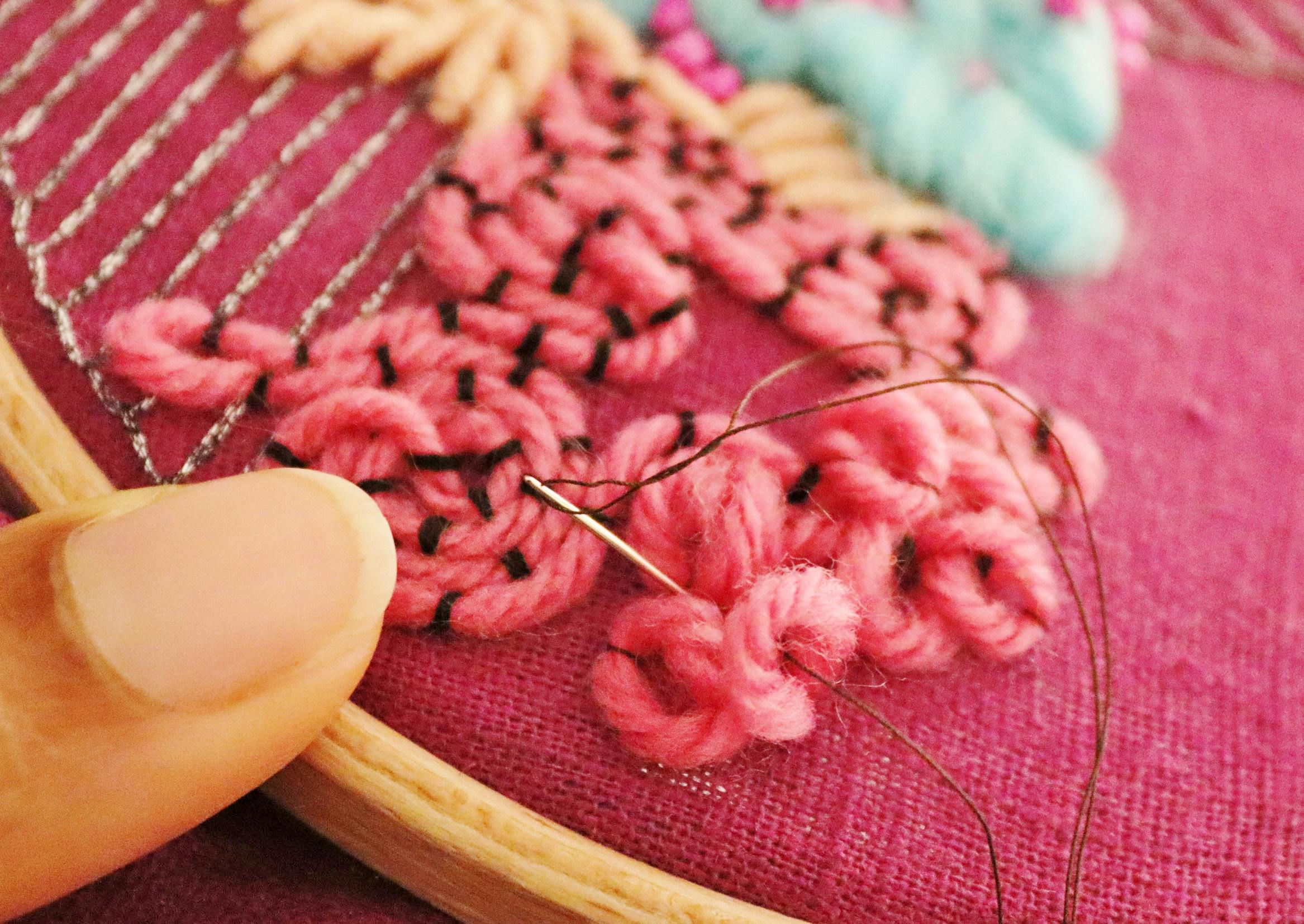 Relax, and stitch a mindful embroidery piece | LoveCrafts