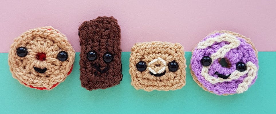 Sweet makes: knit donuts & crochet cookies | LoveCrafts