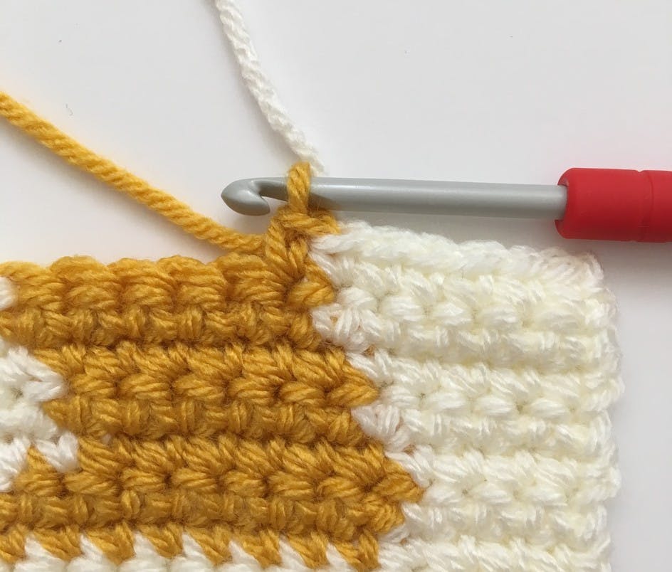 Learn how to crochet intarsia Alphabet Cushions with Chloe Bailey ...