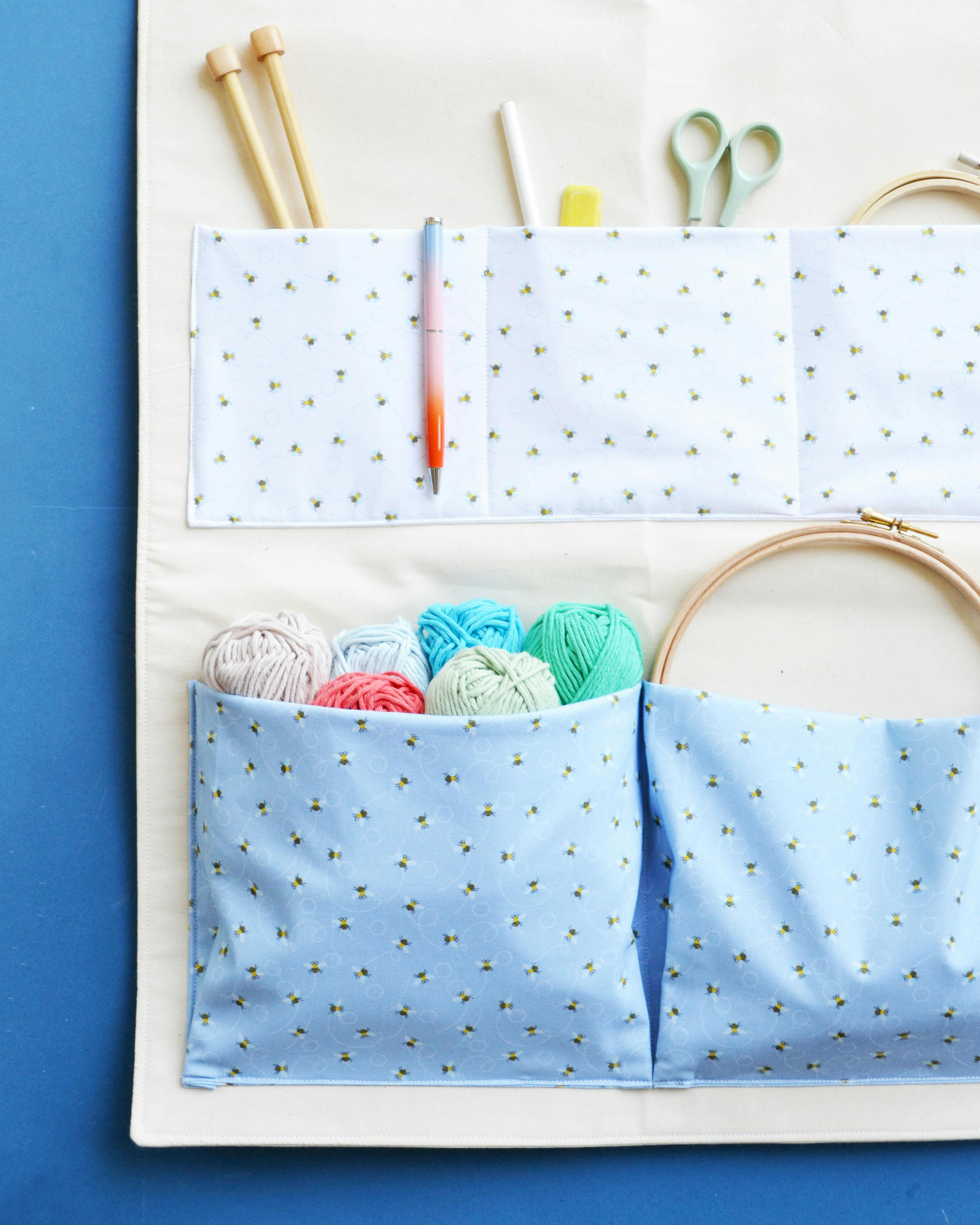 How to Sew a Simple Wall Organiser | LoveCrafts