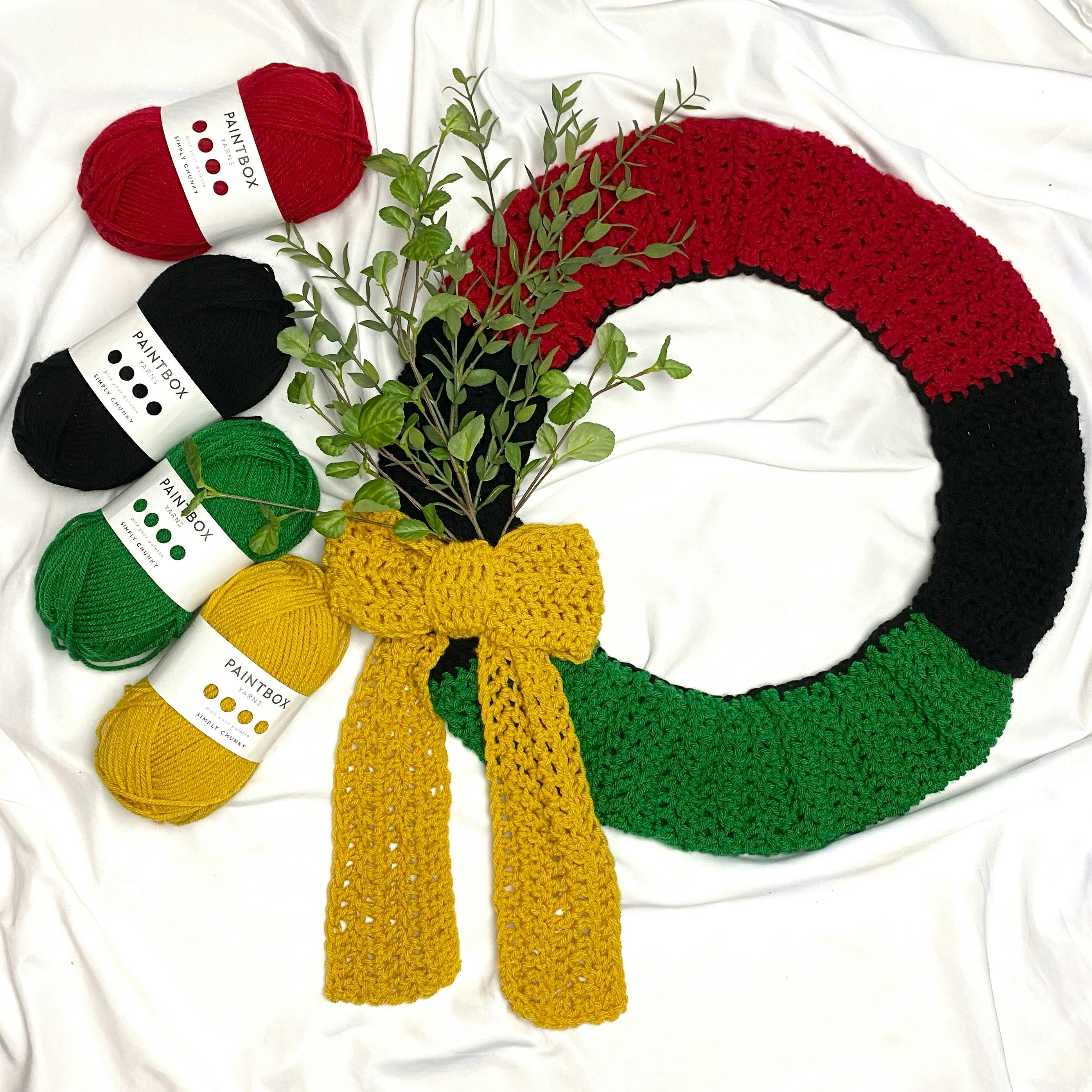 Make a wreath for Juneteenth with our fab free knit and crochet ...