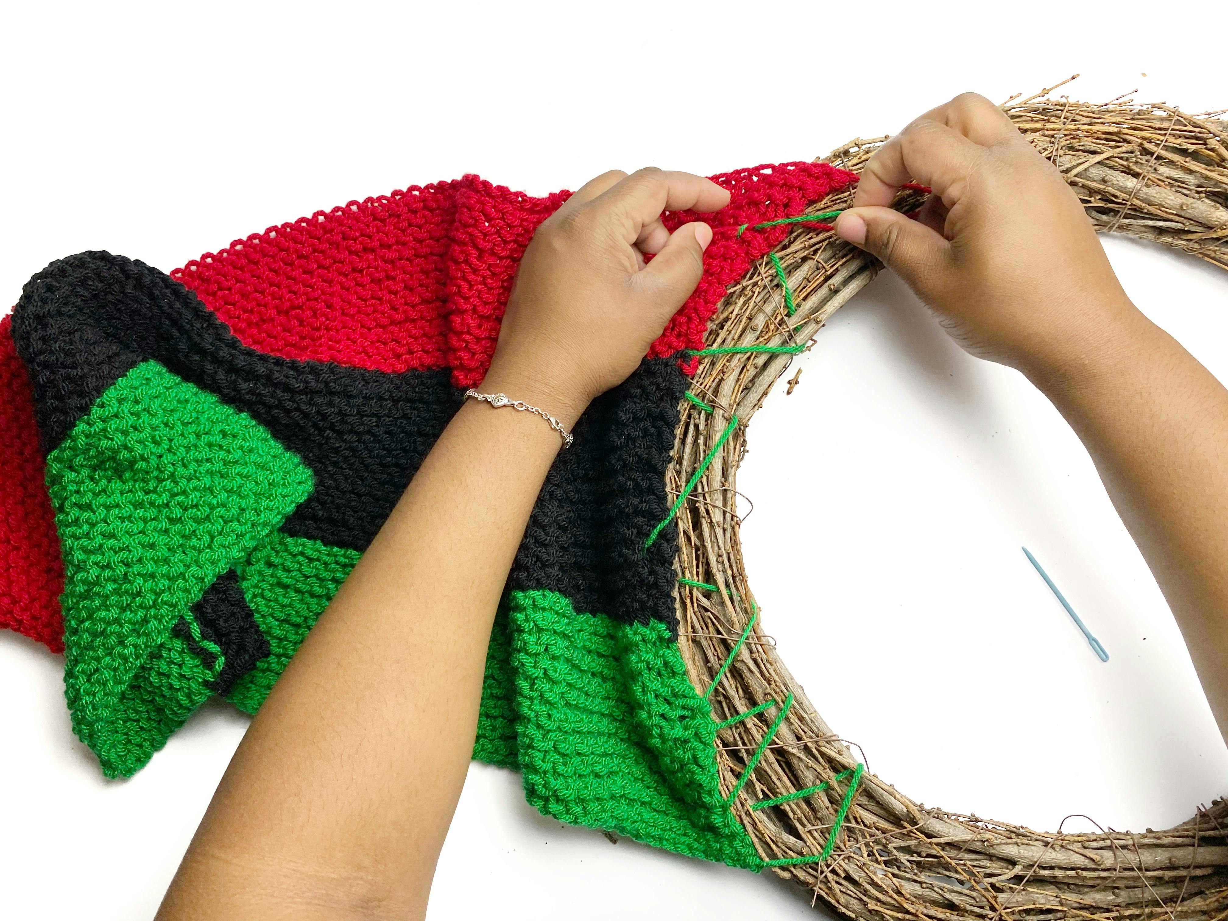 Make a wreath for Juneteenth with our fab free knit and crochet ...