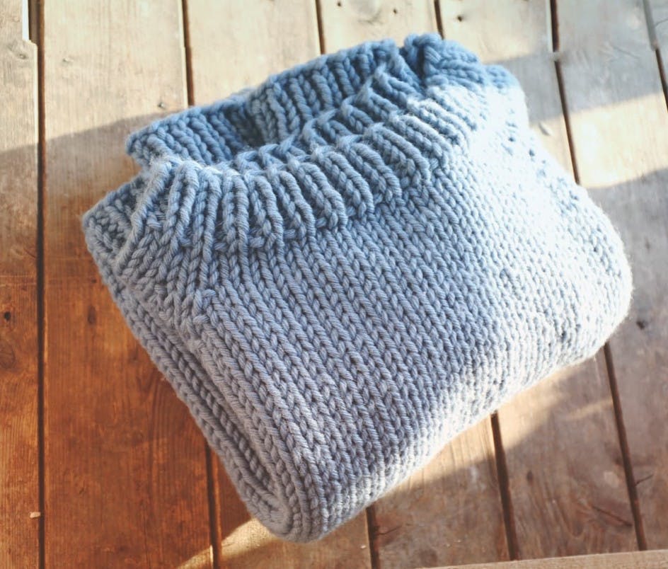 Knit me in a weekend: exclusive free super chunky sweater pattern ...