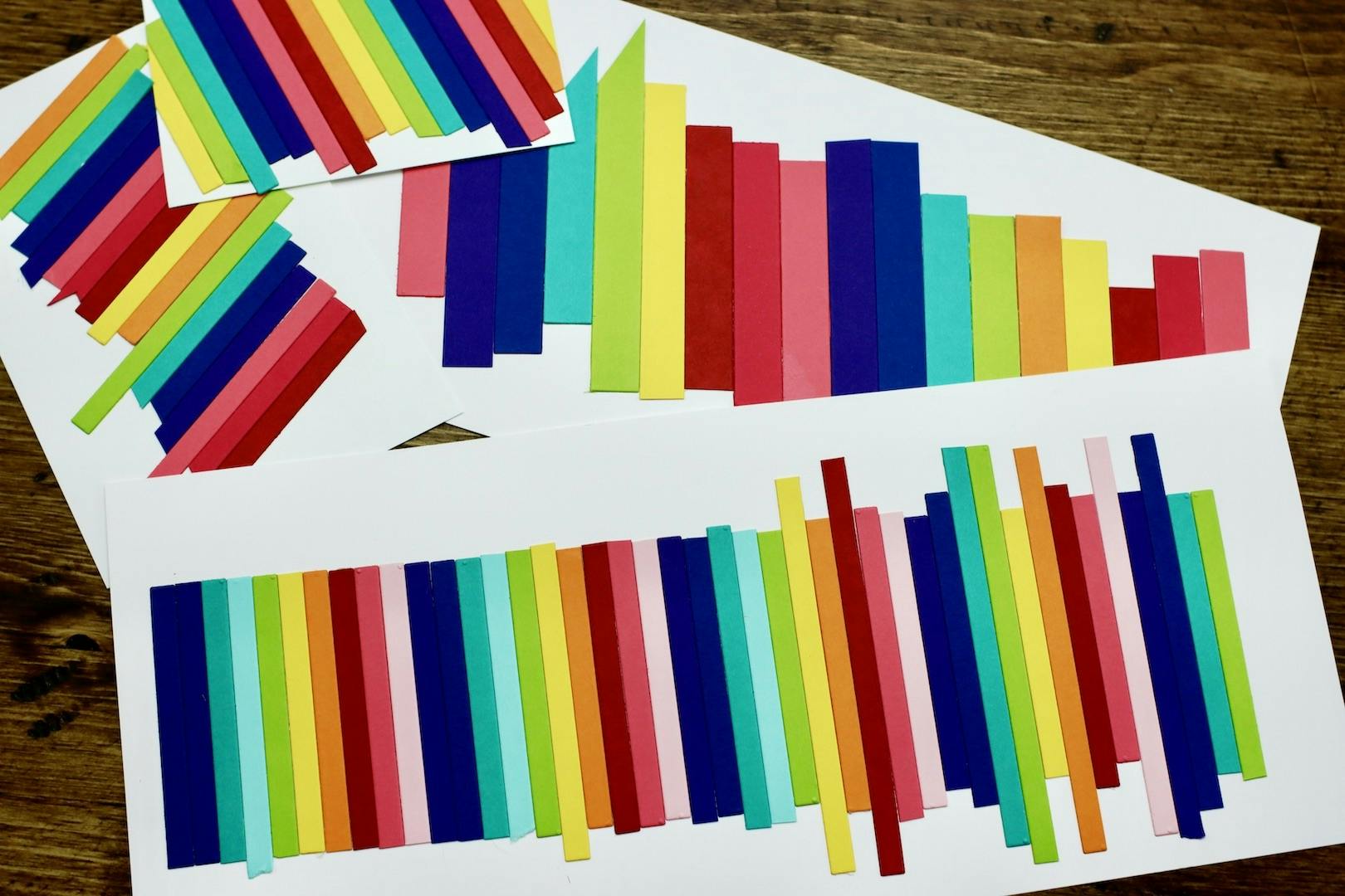 Three ways to create awesome rainbow elements with cardstock | LoveCrafts