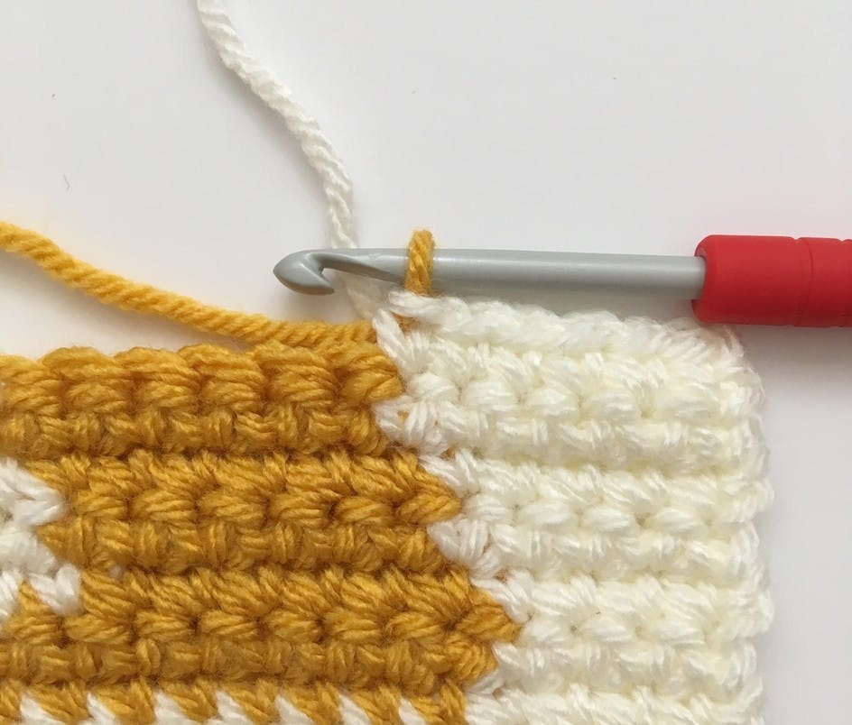 Learn how to crochet intarsia Alphabet Cushions with Chloe Bailey ...