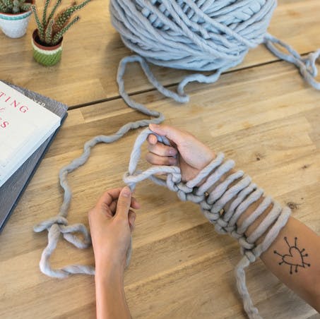 Step-by-Step Guide to Arm Knitting | LoveCrafts