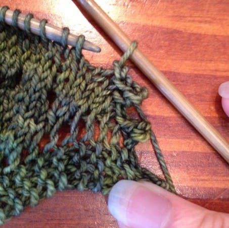 Learn how to knit the picot bind-off | LoveCrafts