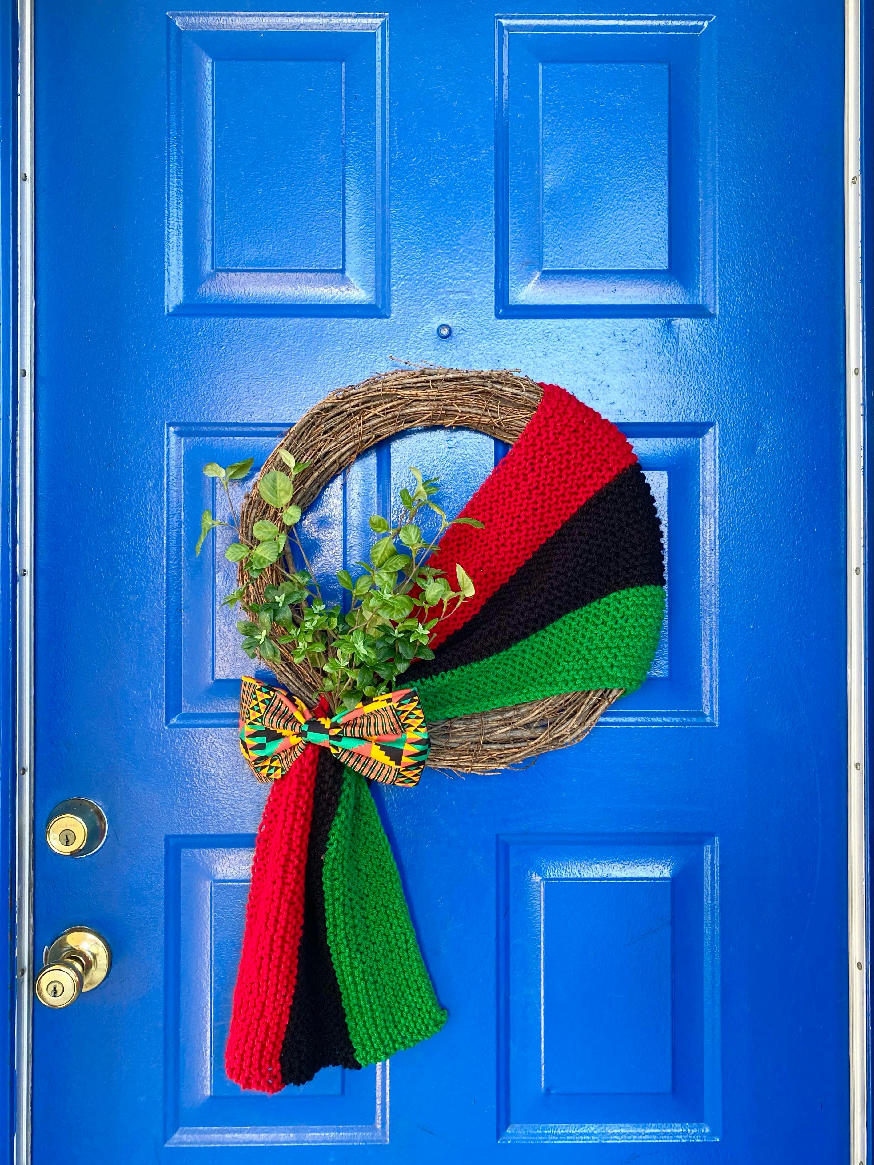 Make a wreath for Juneteenth with our fab free knit and crochet ...
