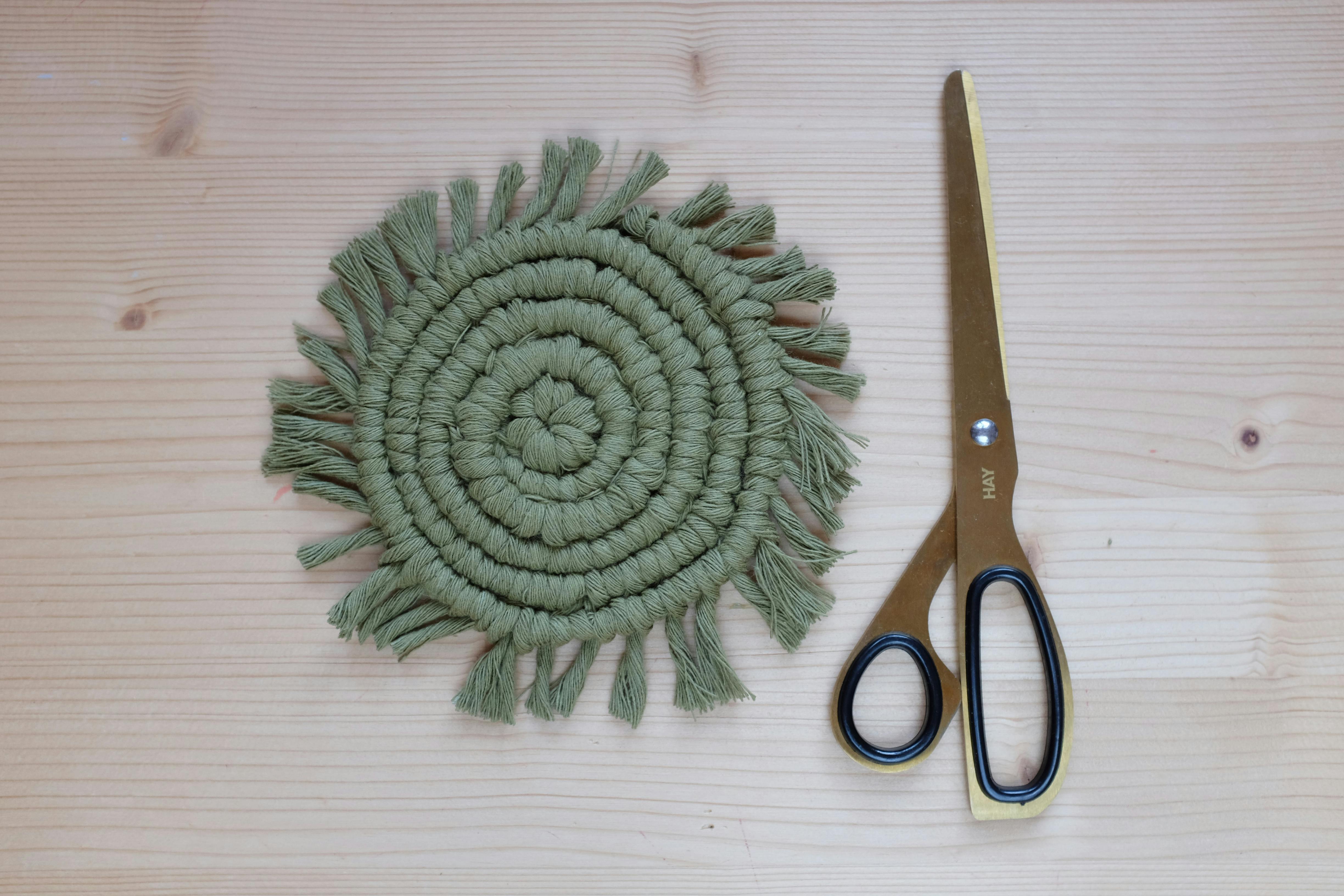 Macramé Coaster Tutorial + FREE Pattern | LoveCrafts