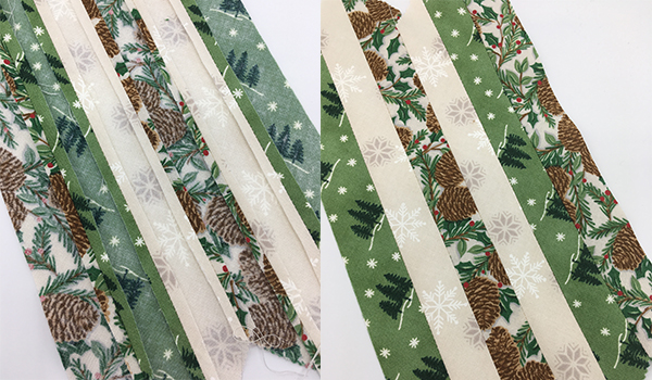 Stylish strip-quilted Christmas tree tutorial! | LoveCrafts