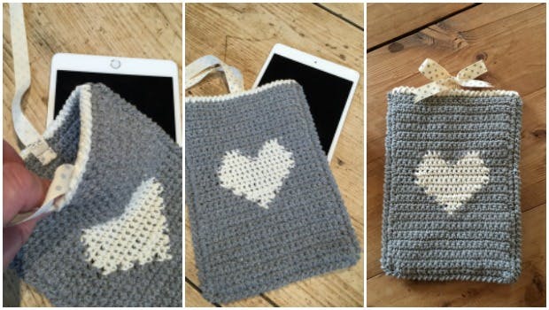 How to crochet a cute tablet cover | LoveCrafts
