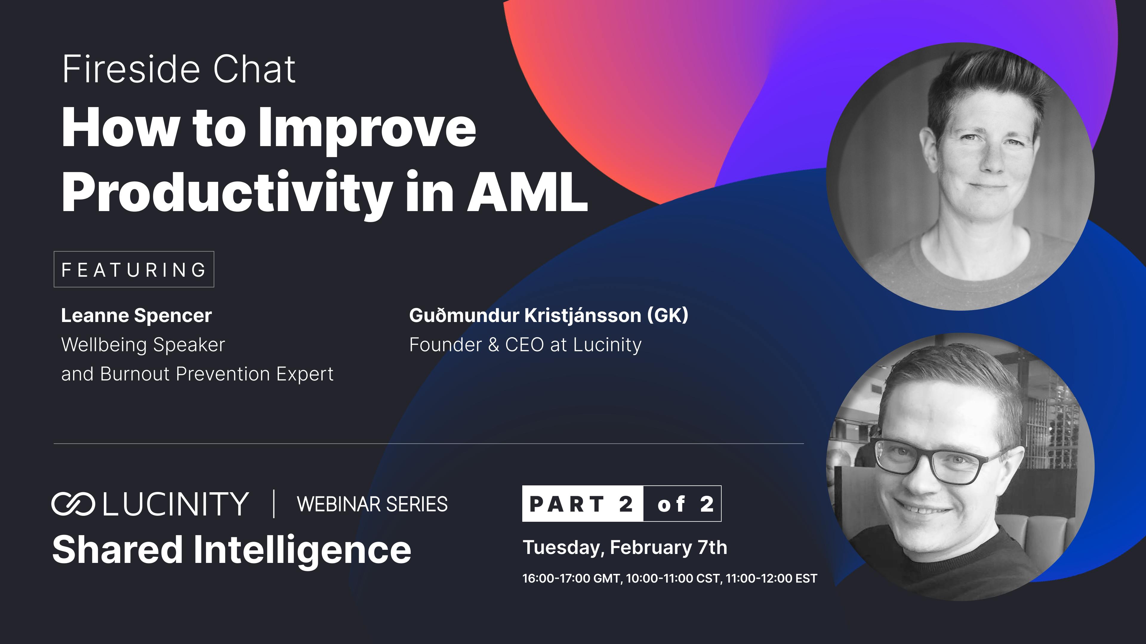 How to improve wellbeing and productivity in AML - Transform FinCrime ...