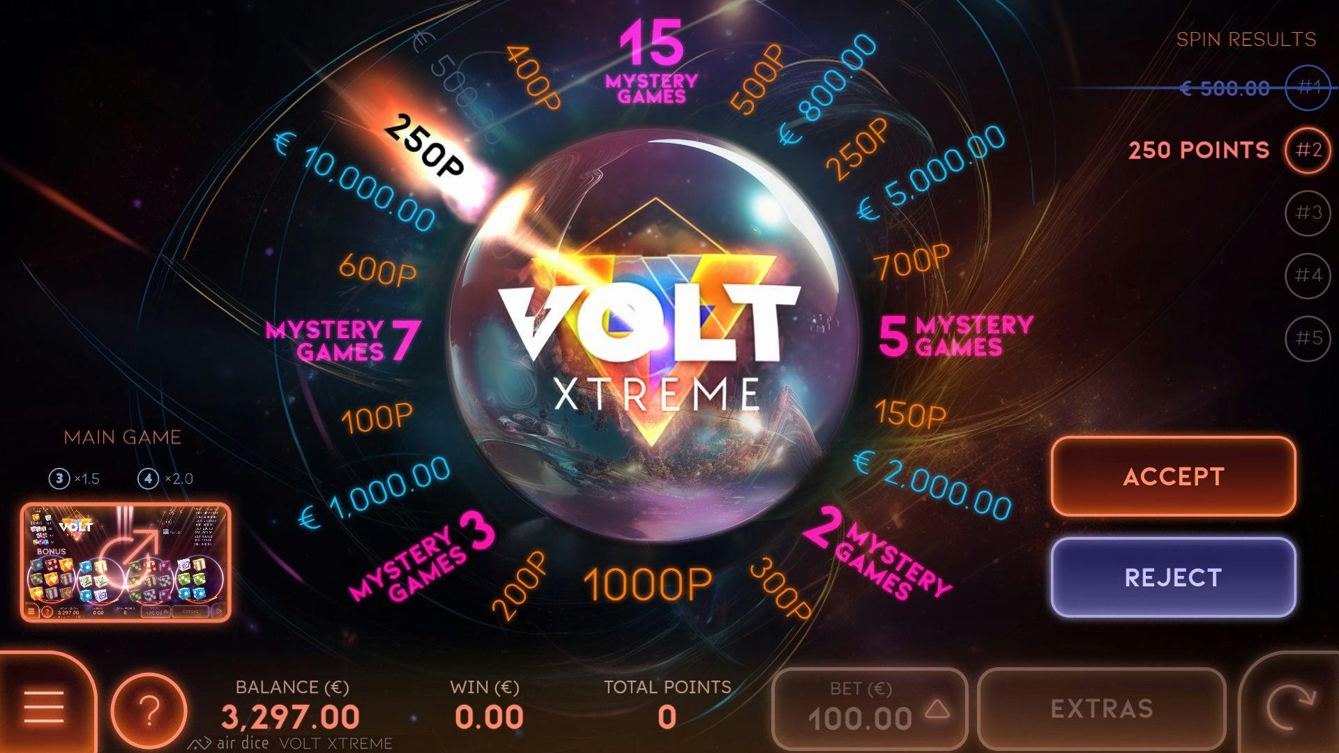 Volt Extreme de Airdice, nieuw hectisch dice spel | Lucky Games