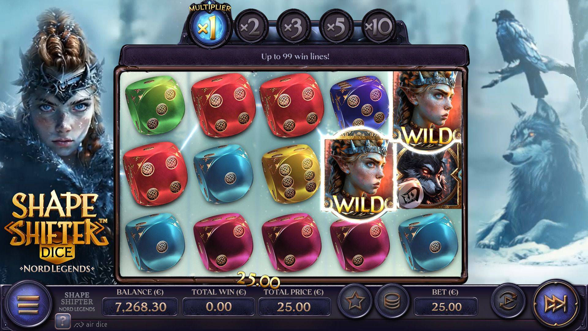 Speel als de held in Shape Shifter: Nordlegends Dice | Lucky Games