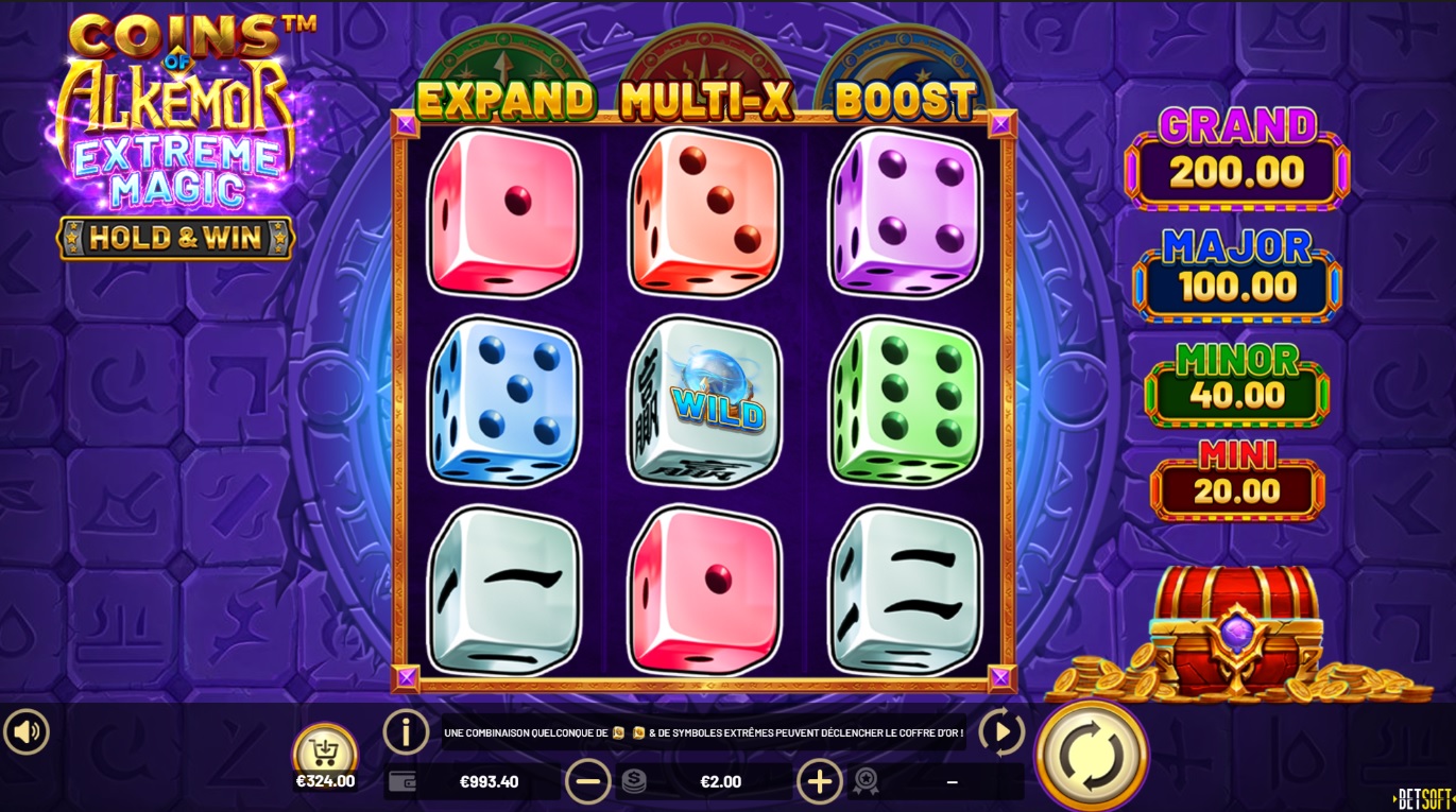 Dive into Magic with Coins of Alkemor: Extreme Magic Dice | Lucky Games