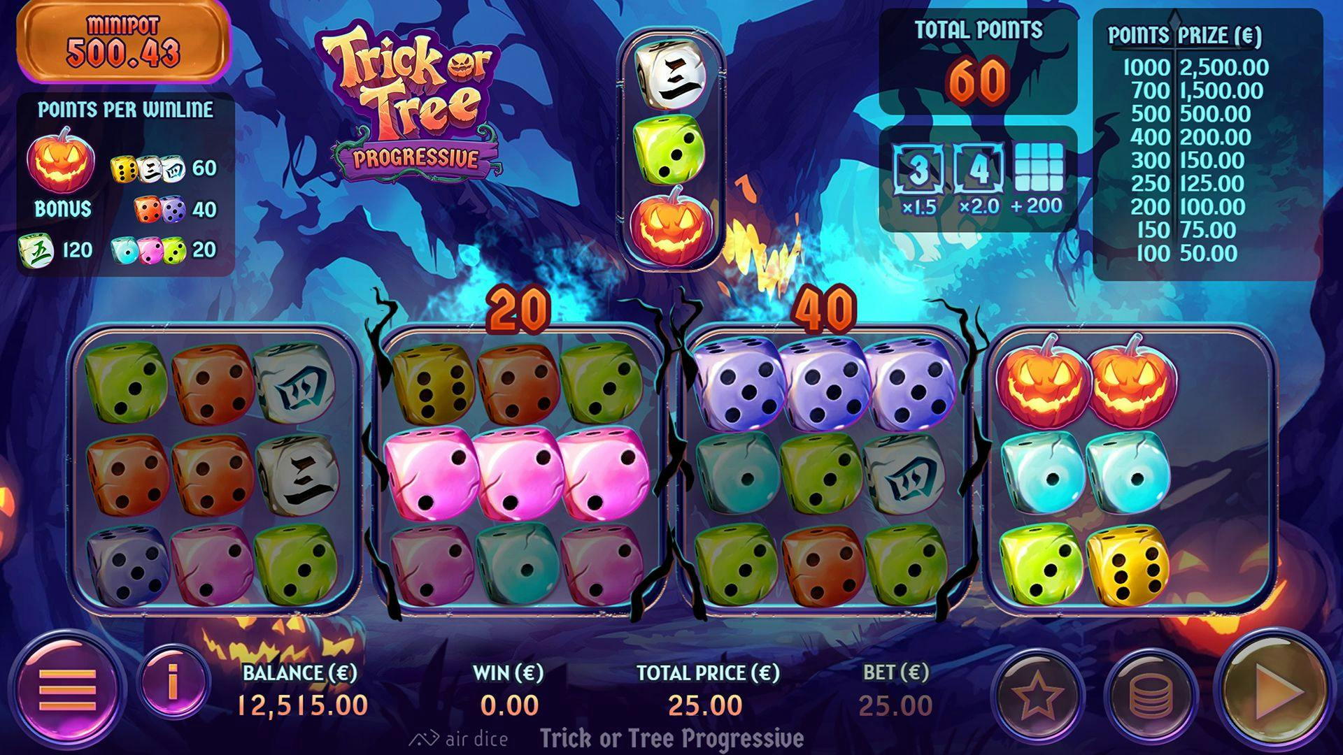 Halloween-sfeer met Trick or Tree Progressive | Lucky Games