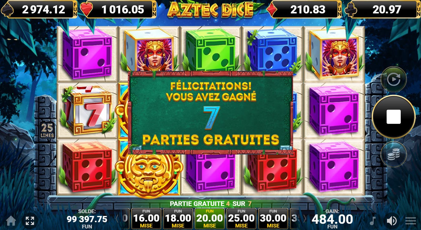 Collect Inca Gold Treasures on Aztec Dice | Lucky Games