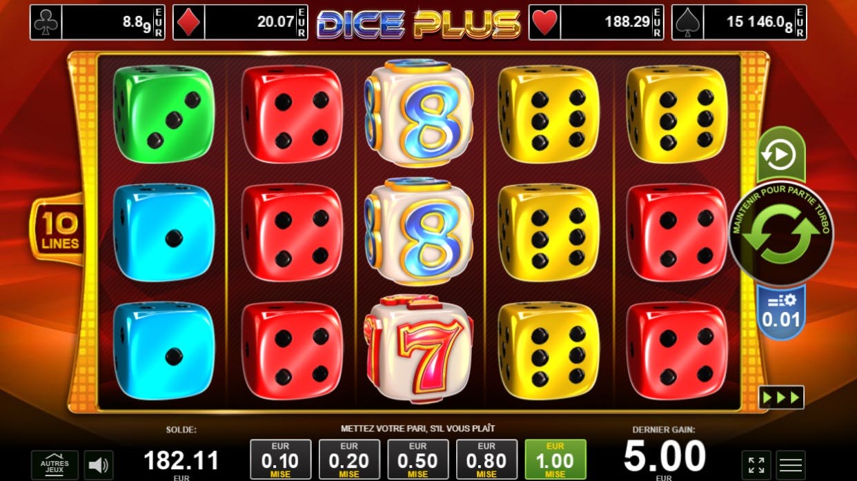 EGT Amusenet Interactive Dice Plus diceslot game | Lucky Games
