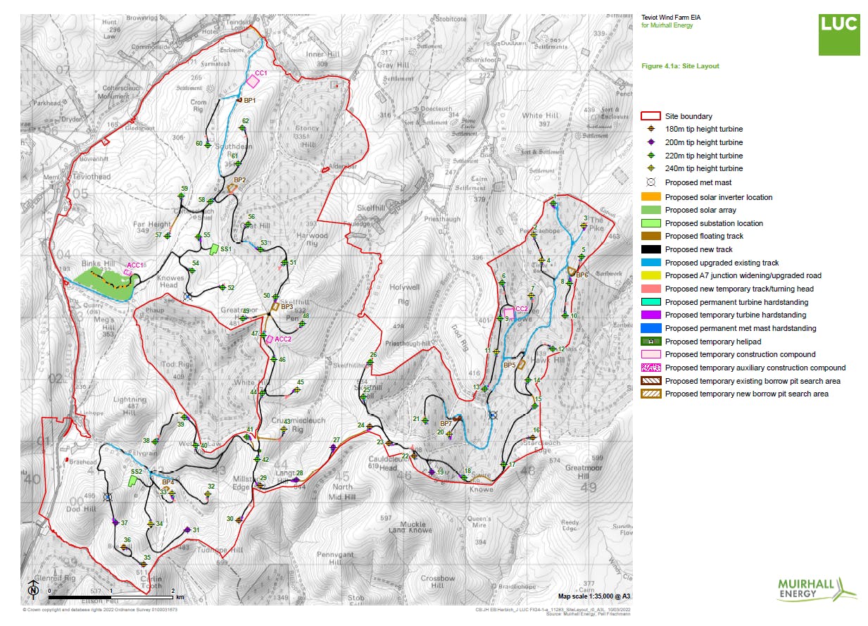 LUC submits consent application for Teviot Wind Farm | LUC
