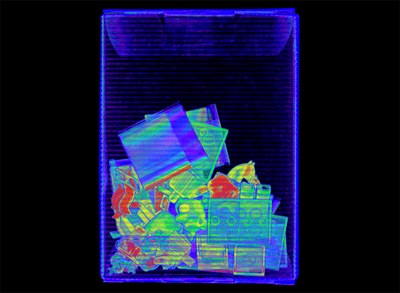 Inside Lego Minifigures with CT scans