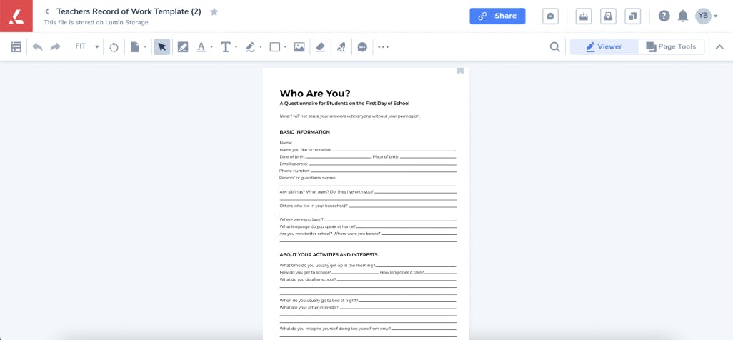 Our top 8 Virtual Learning Templates for Teachers | Lumin PDF Editor