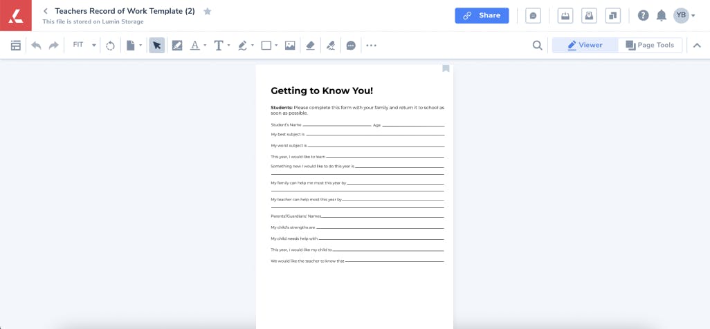 Our top 8 Virtual Learning Templates for Teachers | Lumin PDF Editor