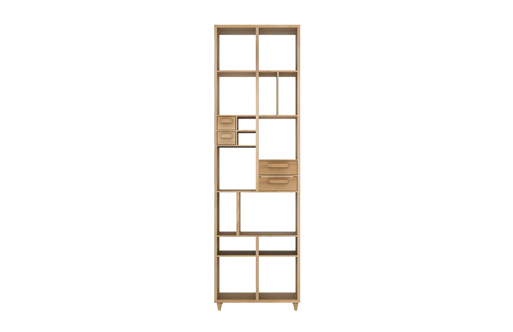 Pirouette Oak Bookcase by Ethnicraft