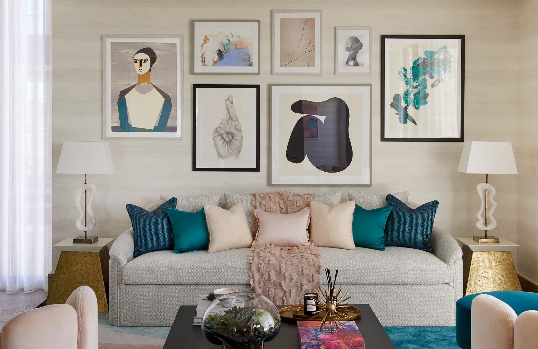 Living Room Wall Decor Ideas How to Display Art LuxDeco