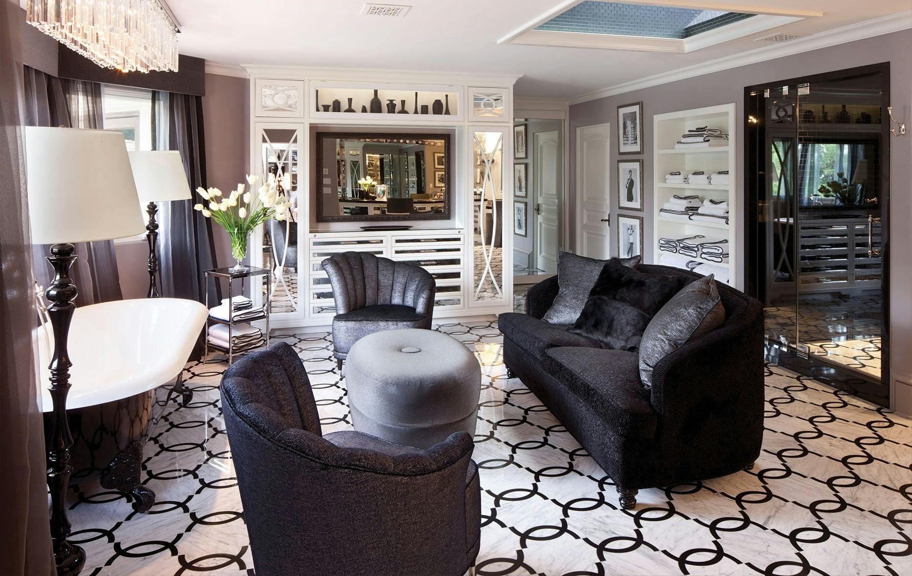 Hollywood Regency Style Rooms