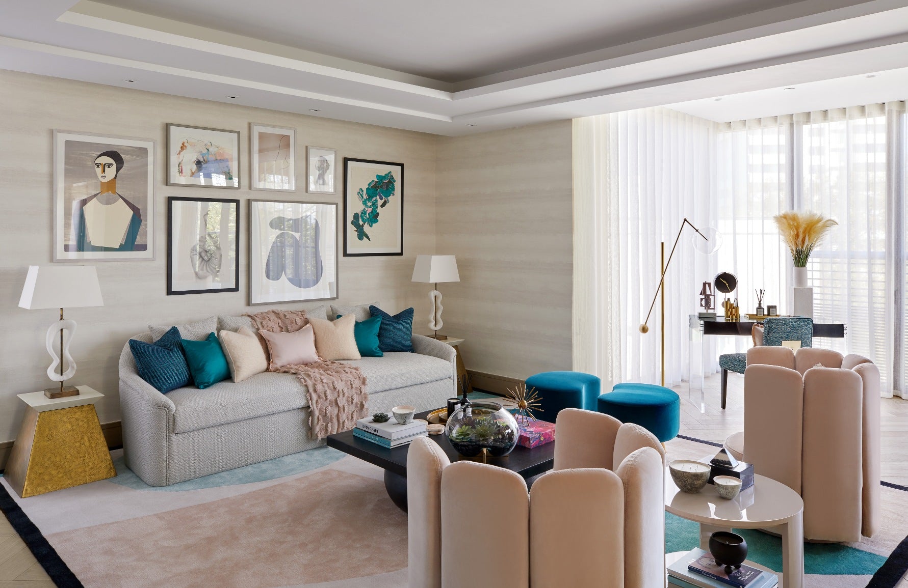 7 Stunning Feature Wall Ideas For Your Living Room | LuxDeco