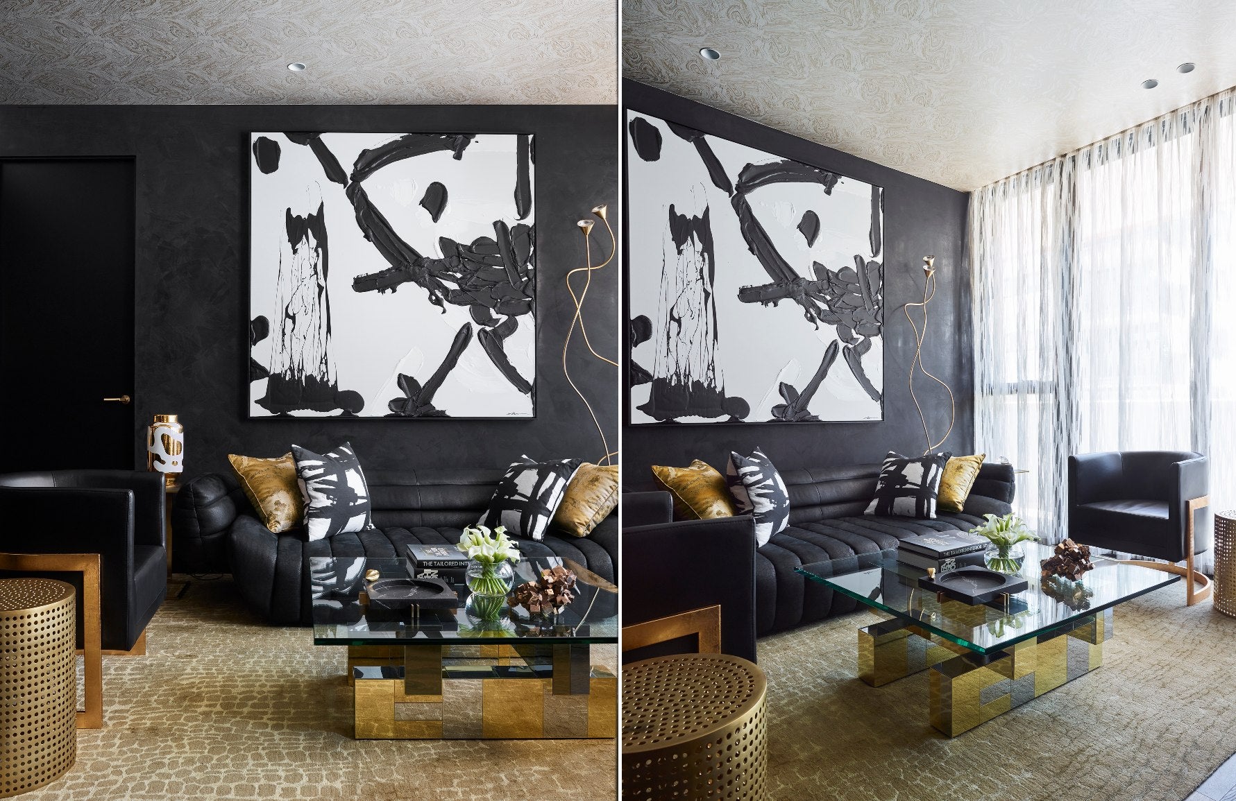 How To Decorate A Black Living Room