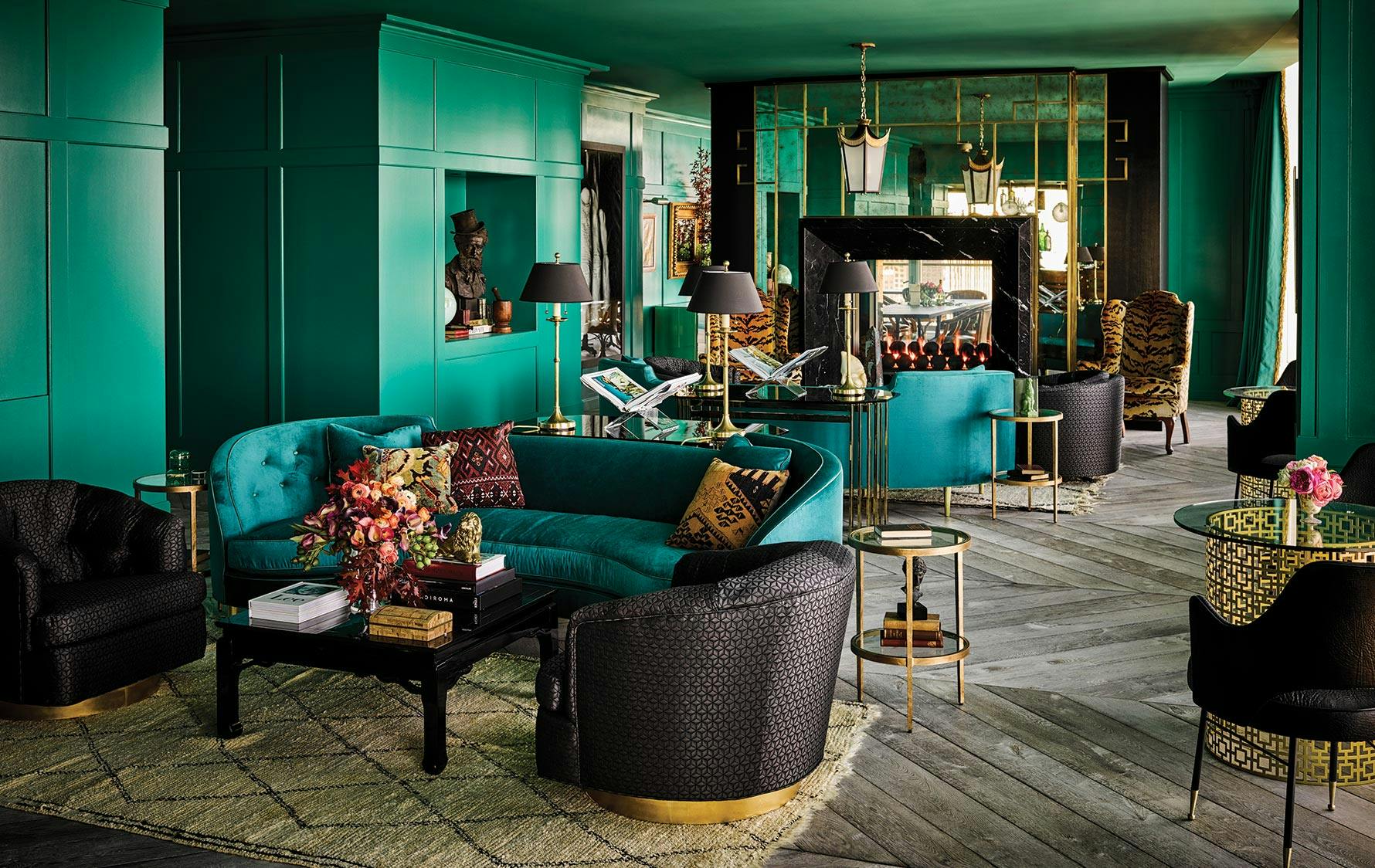 7 Unforgettable Green Interior Design Ideas | LuxDeco