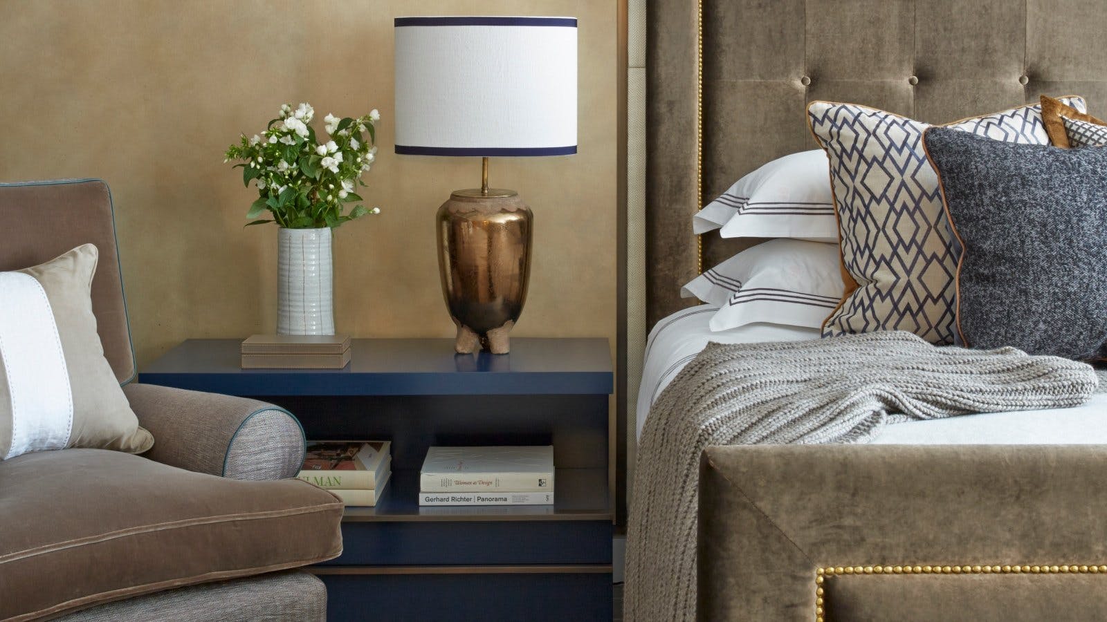 6 Ideas How To Style Your Bedside Table Like a Pro | LuxDeco