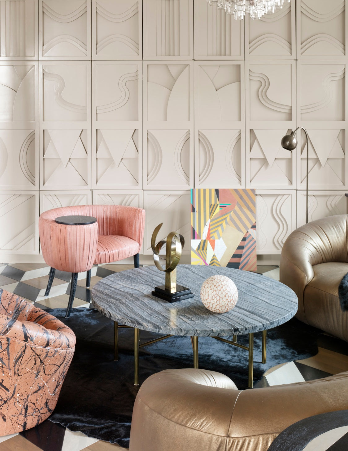 7 Stunning Feature Wall Ideas For Your Living Room | LuxDeco