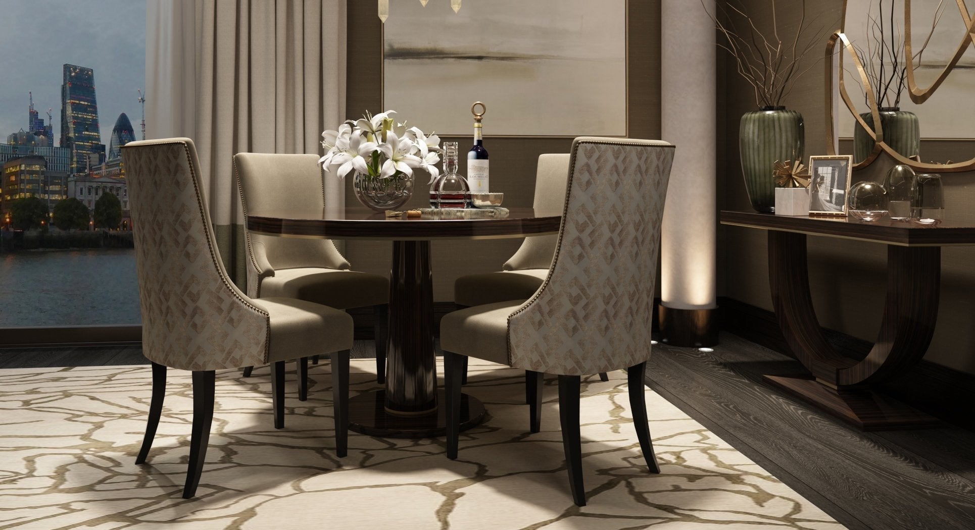 Formal dining chairs store