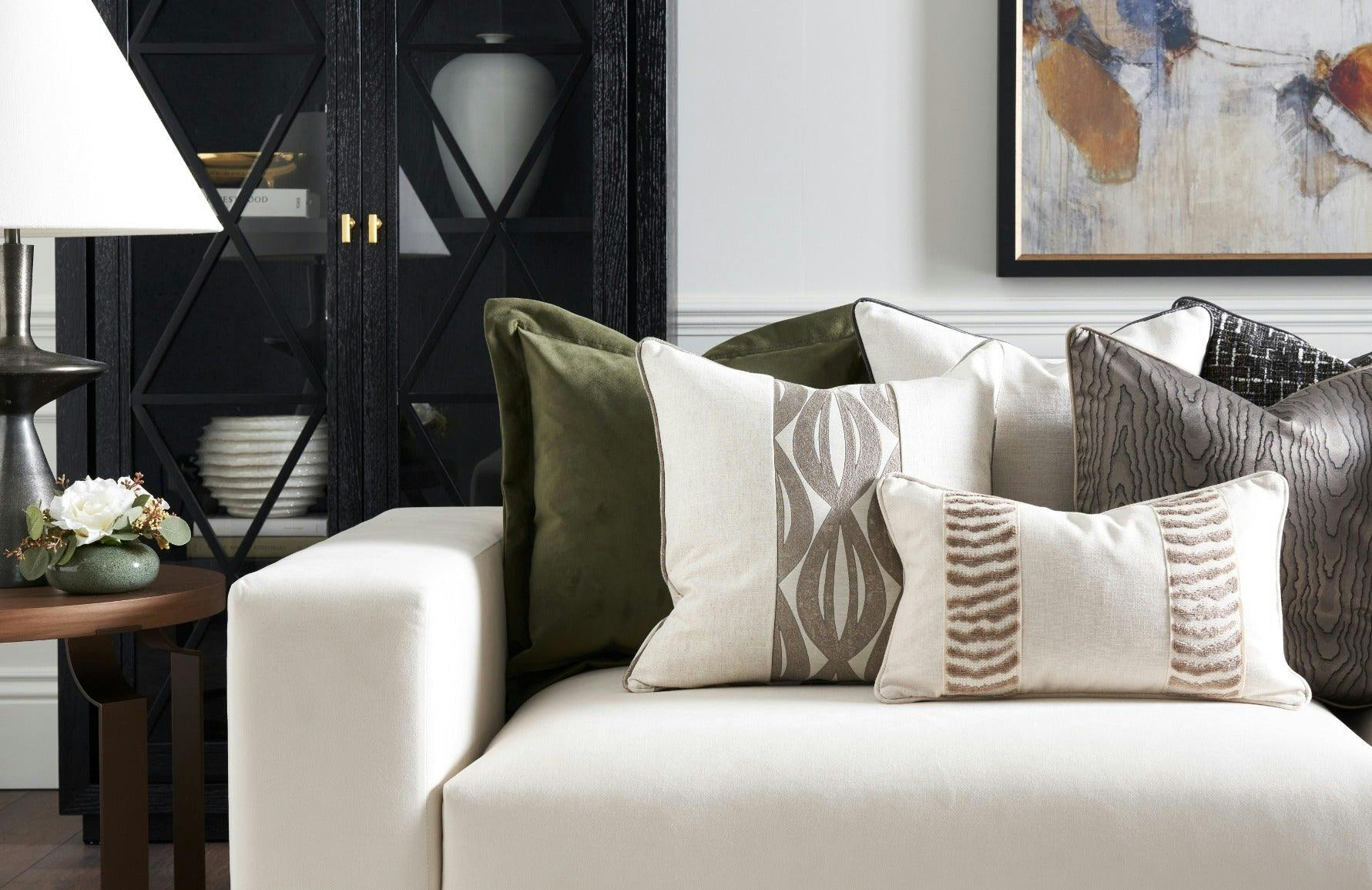 How To Choose The Perfect Cushions For Your Sofa | LuxDeco