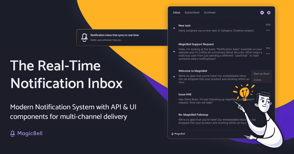 In-app & Push Notifications for Progressive Web Apps | MagicBell
