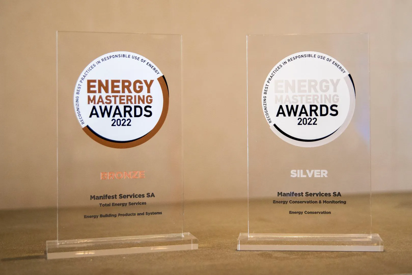 Manifest receives two awards at the Energy Mastering Awards 2022