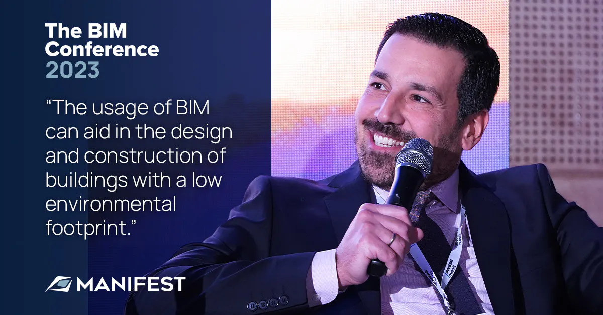 The General Manager of Manifest at The BIM Conference