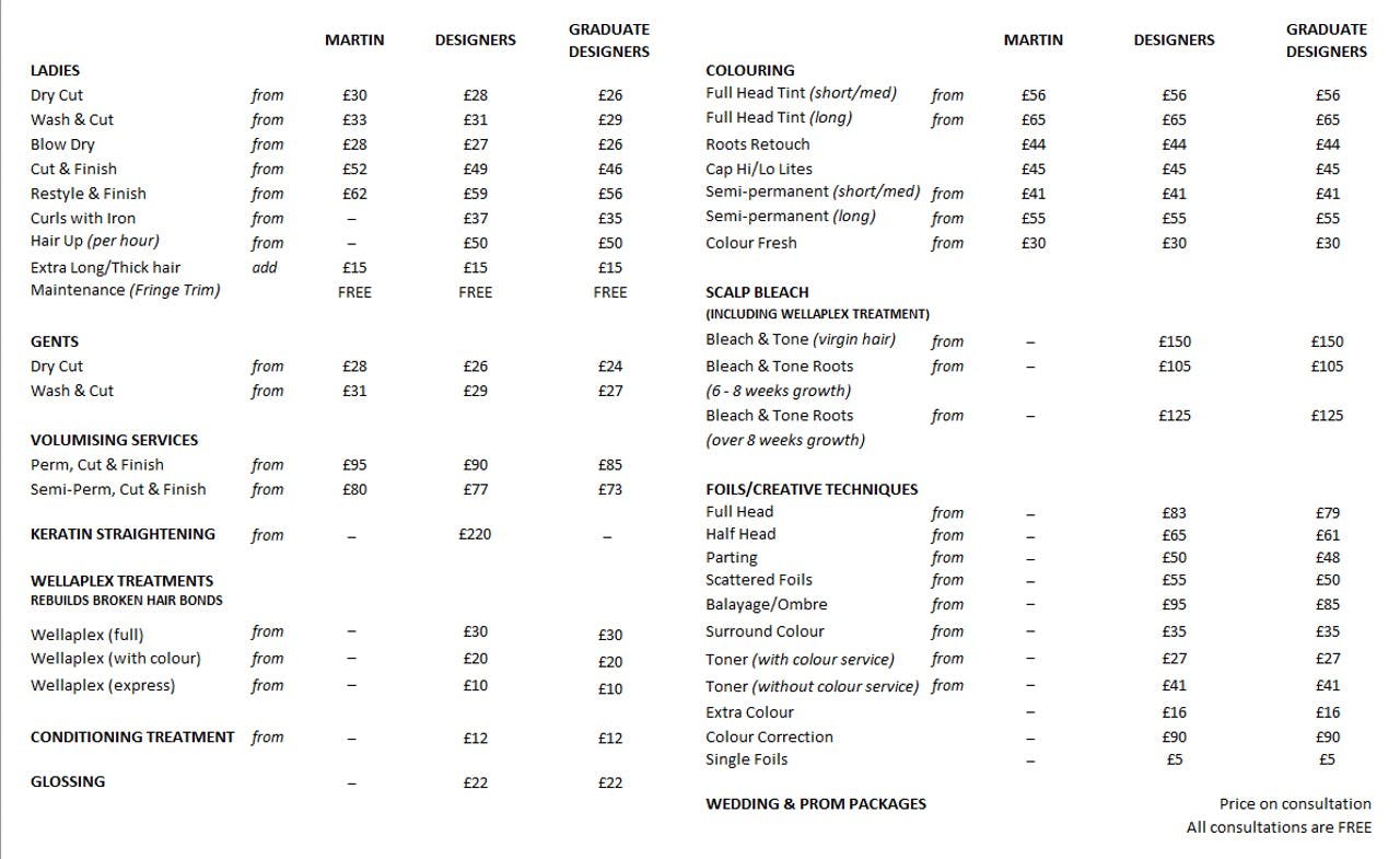 Martin Hunt Hair Design