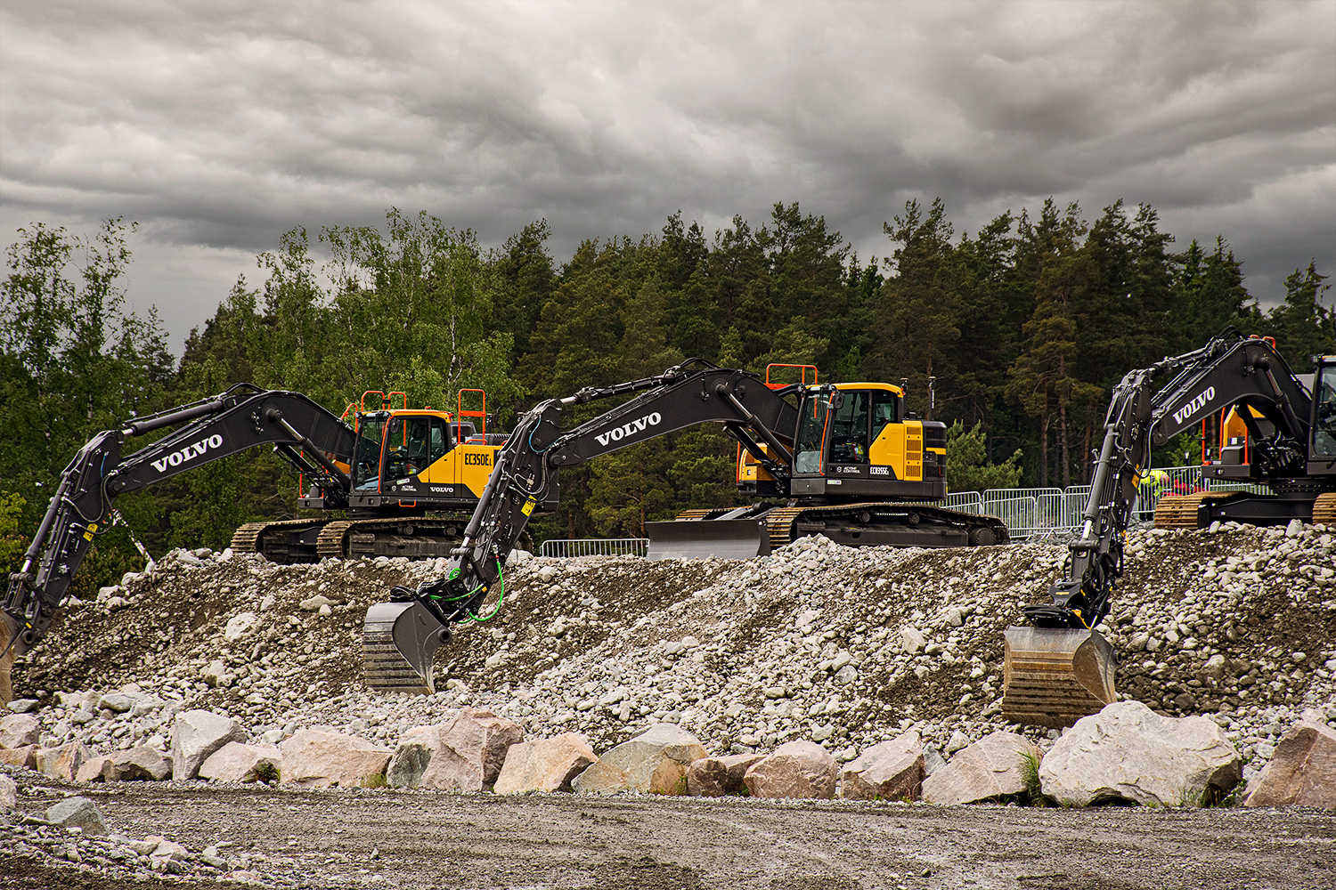 Volvos maskiner blir tjänster