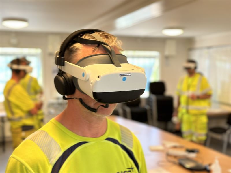 VR ska göra NCC:s arbetsplatser säkrare