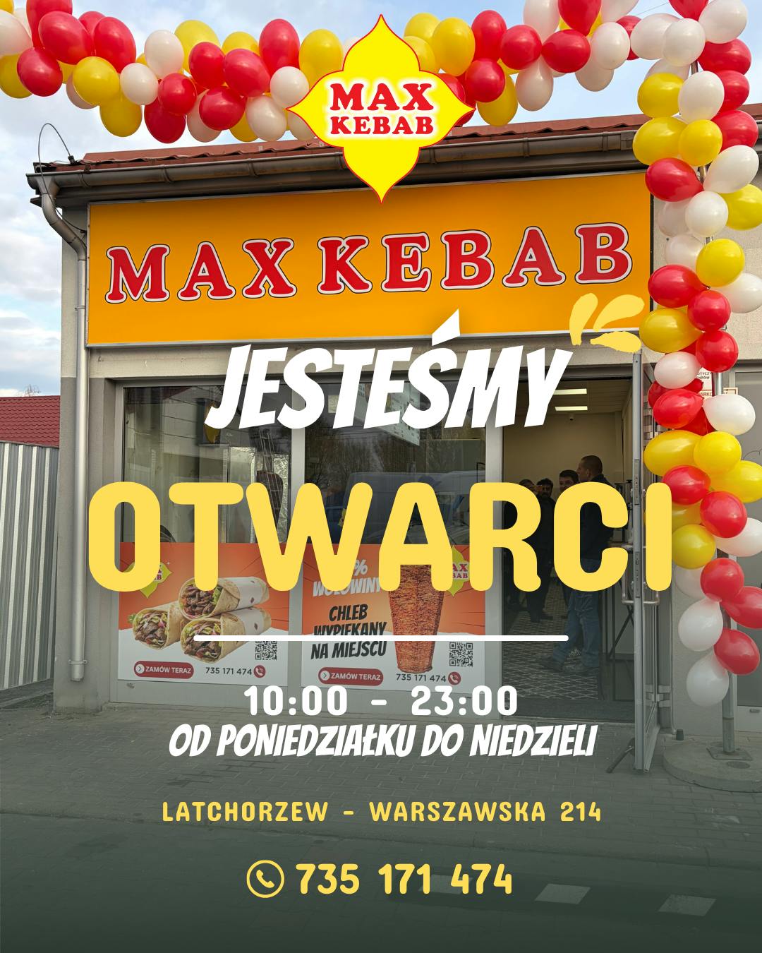 Max Kebab – Kraftowy smak, który uzależnia | Warszawa, Ożarów, Latchorzew