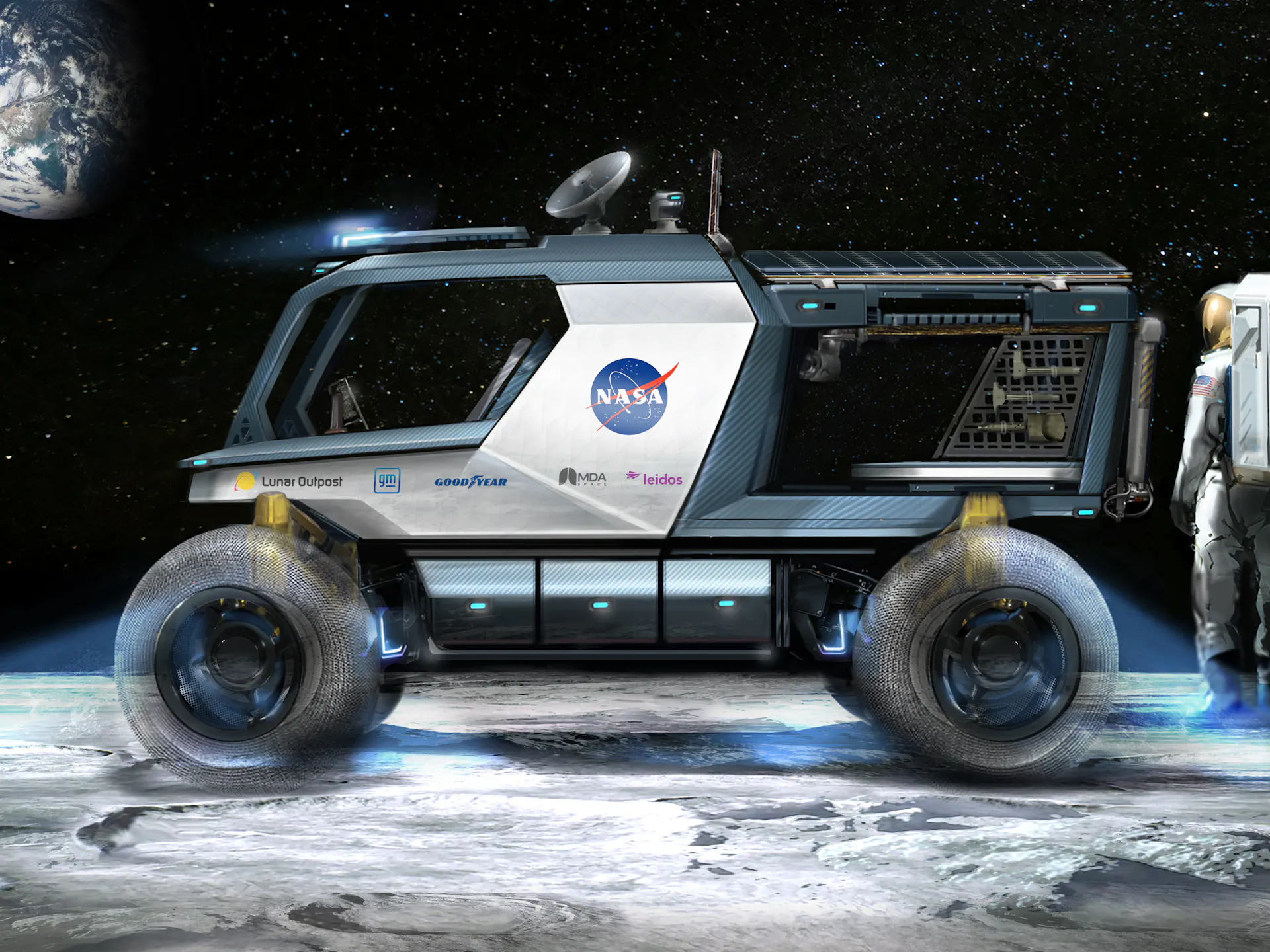 Lunar Dawn Team Awarded NASA Lunar Terrain Vehicle Contract | MDA Space