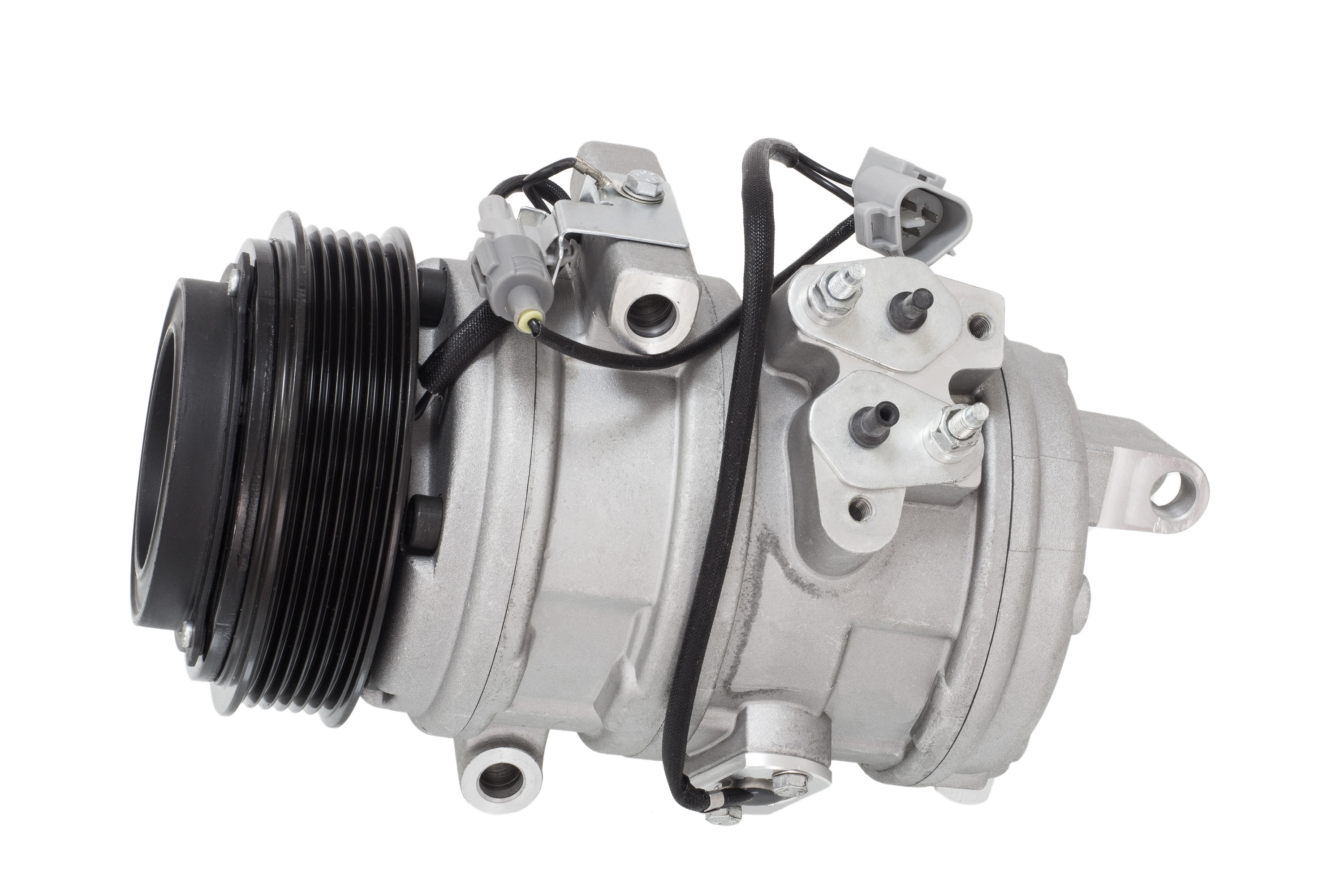 What is a variable displacement air-conditioning compressor?
