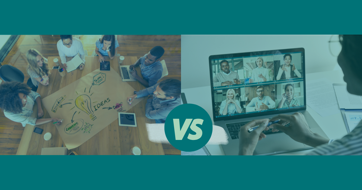 Virtual vs. Face to Face Meetings