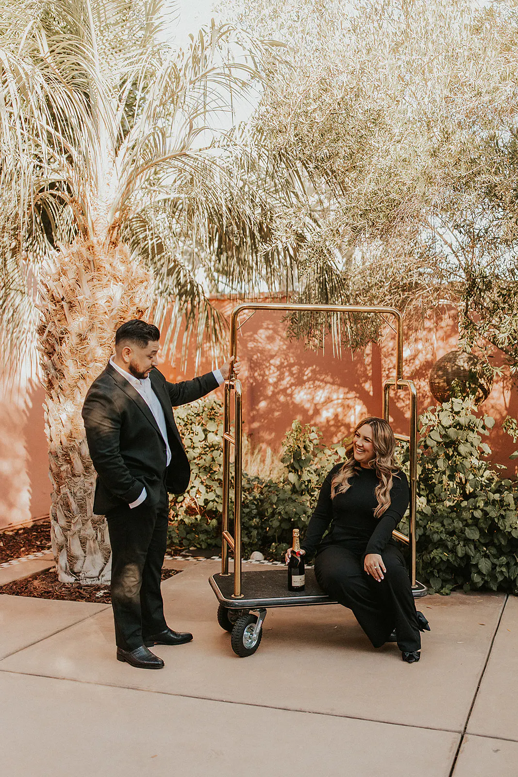 Palm Springs Engagement Session at Sands Hotel & Spa - Meggy Weggy ...