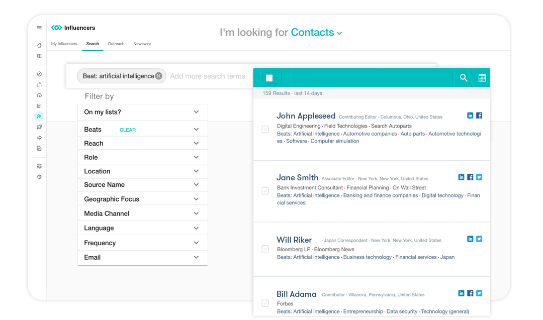 Media Database and Relationship Management | Meltwater