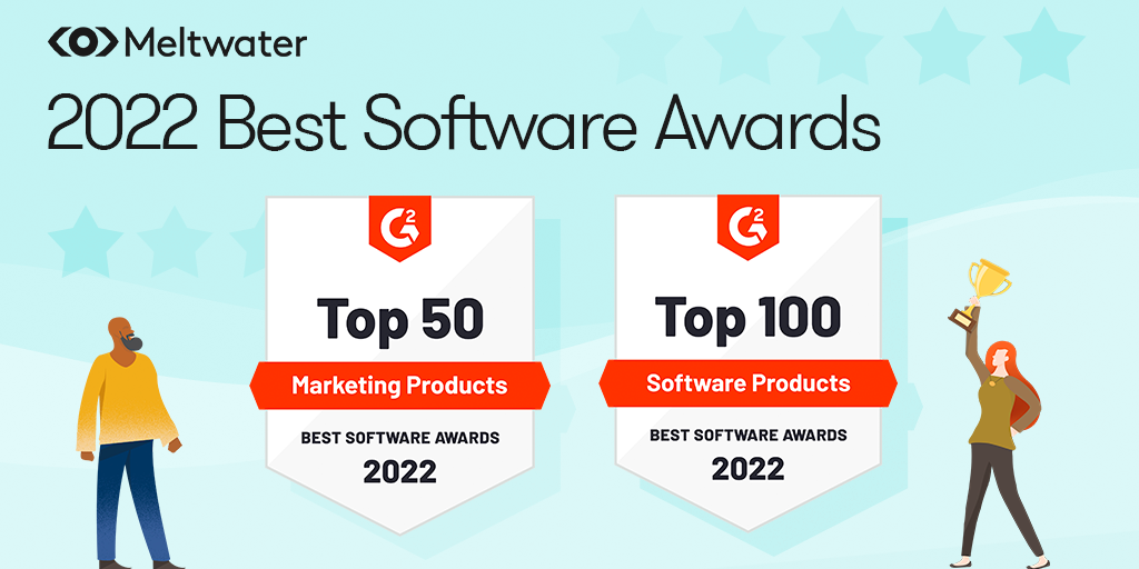 Meltwater Sweeps Annual G2 Best Software Lists