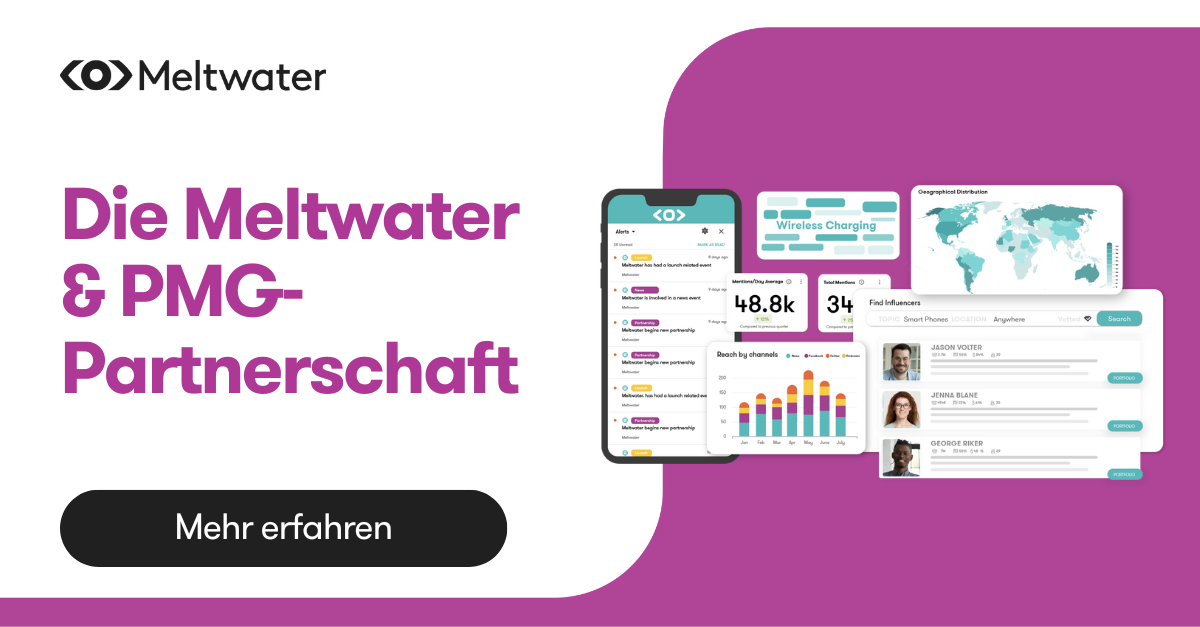Die Meltwater & PMG-Pressemonitor-Partnerschaft